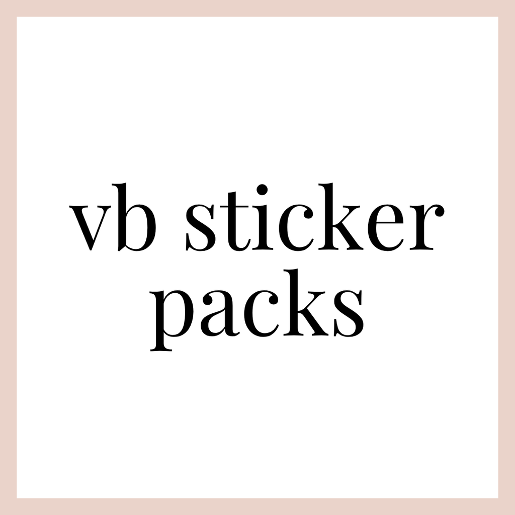 VB STICKER | PACKS – villabeauTIFFul