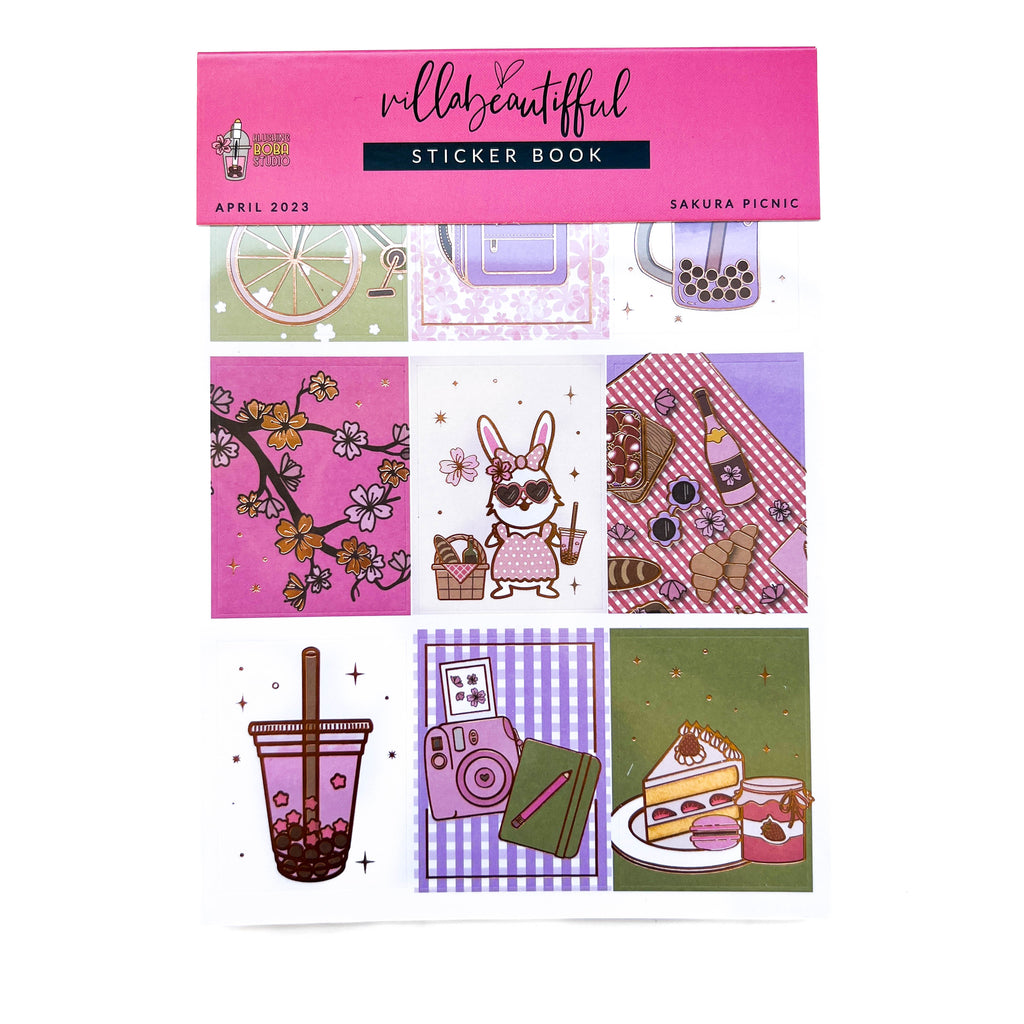 VB Sticker Book | Sakura Picnic – villabeauTIFFul