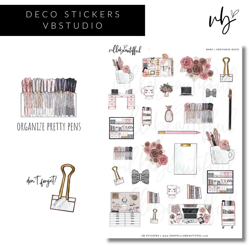 Sticker Sheet | D002 VBStudio – villabeauTIFFul