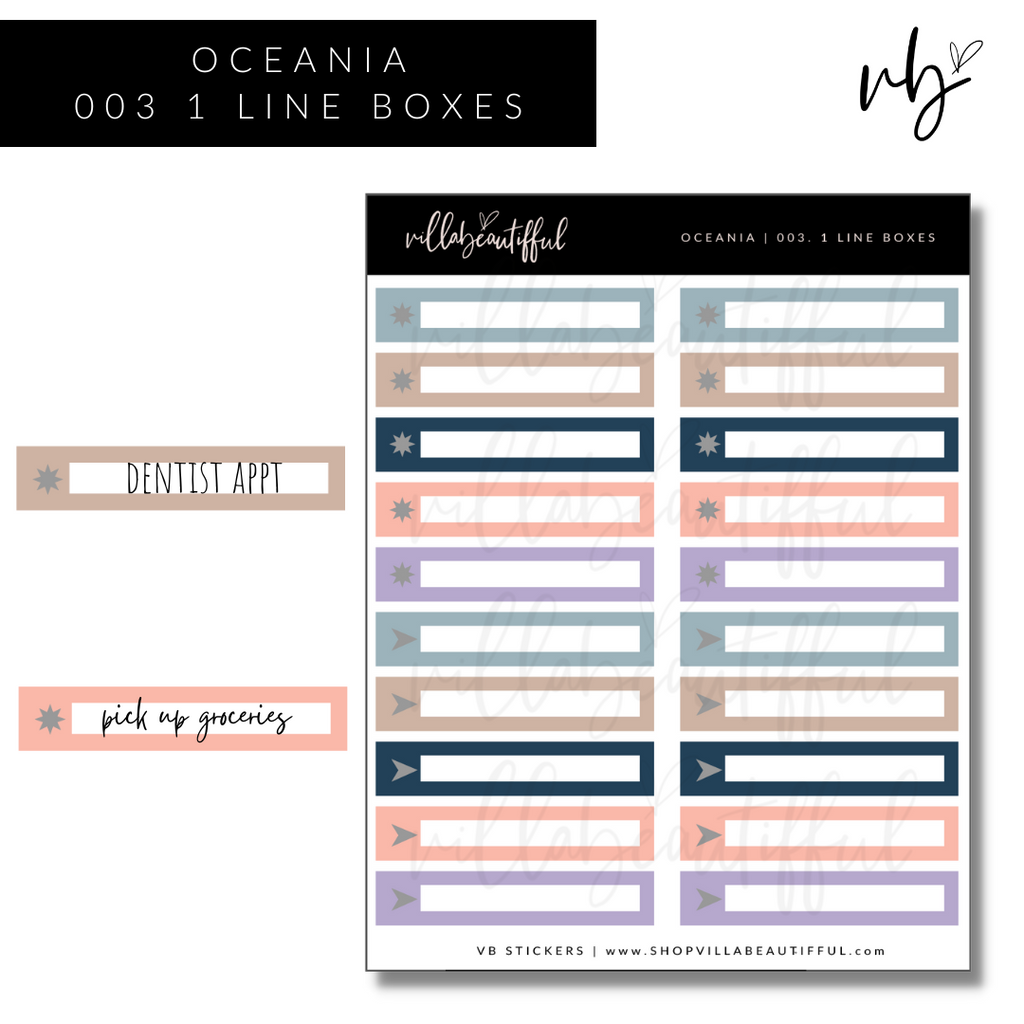 Sticker Sheet | Oceania 03 1 Line Boxes – villabeauTIFFul