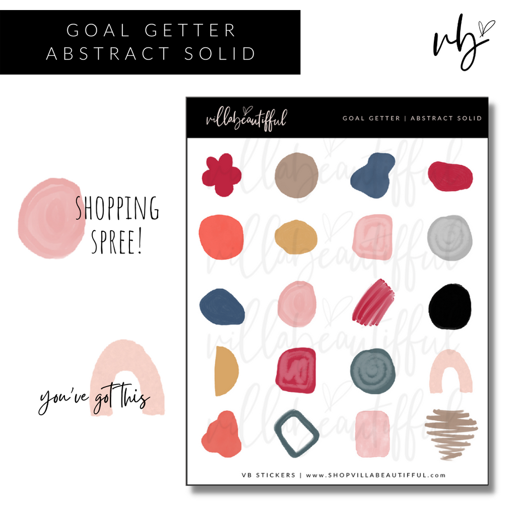 Sticker Sheet | Kit Goal Getter 06 – villabeauTIFFul